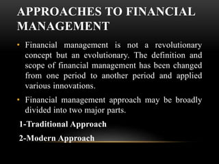 FINANCIAL MANAGEMENT CH#1 | PPTX