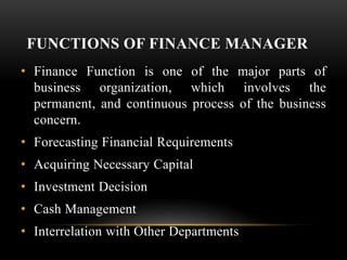 FINANCIAL MANAGEMENT CH#1 | PPTX