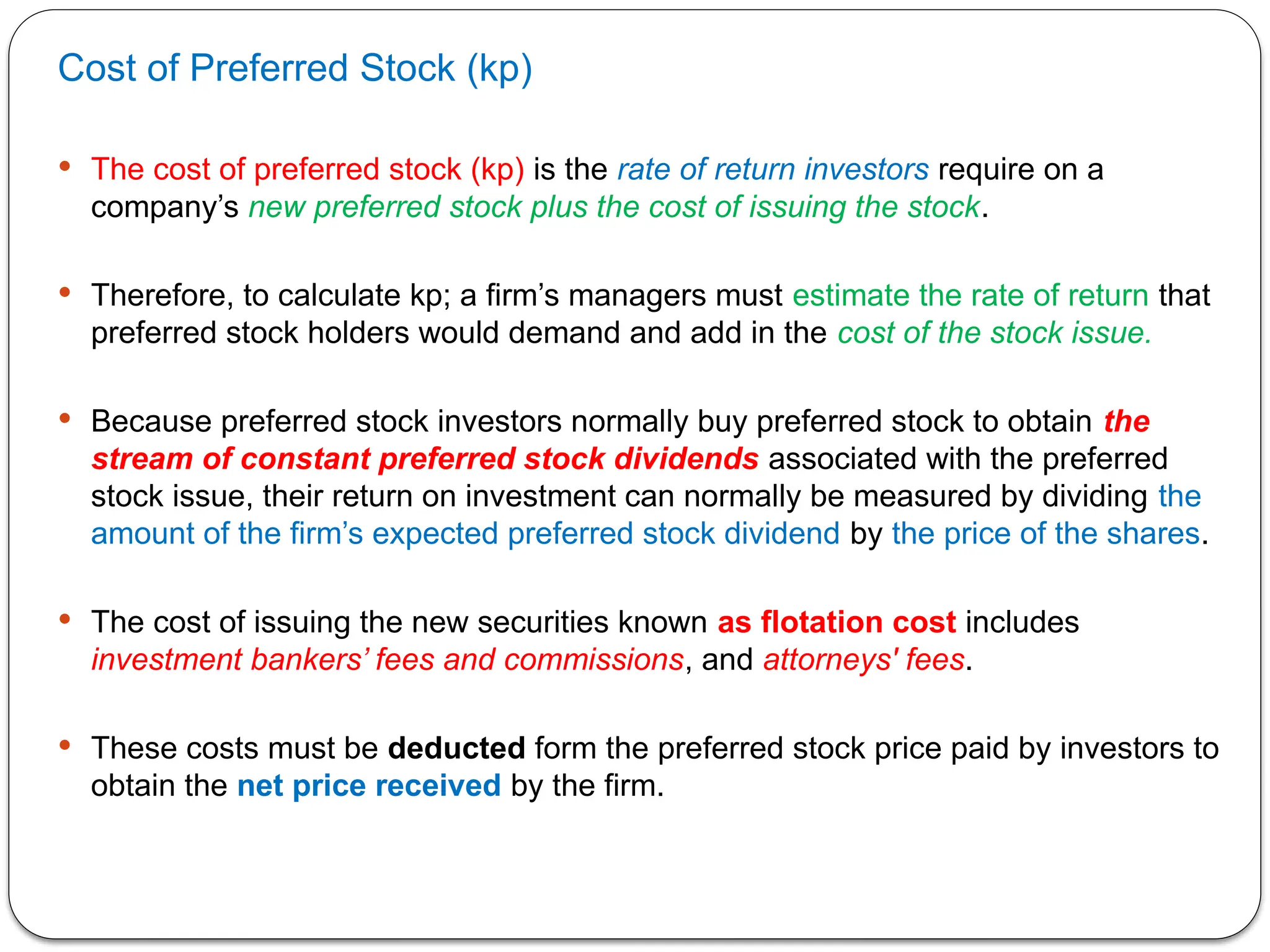 Financial Management-I: chapter 4 Cost of capital.pptx
