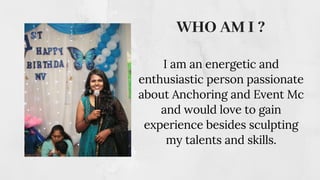 FEMALE EMCEE INDHUMATHI | PDF