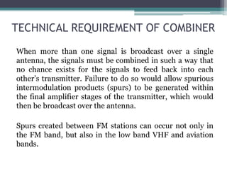 Fm combiner | PPTX