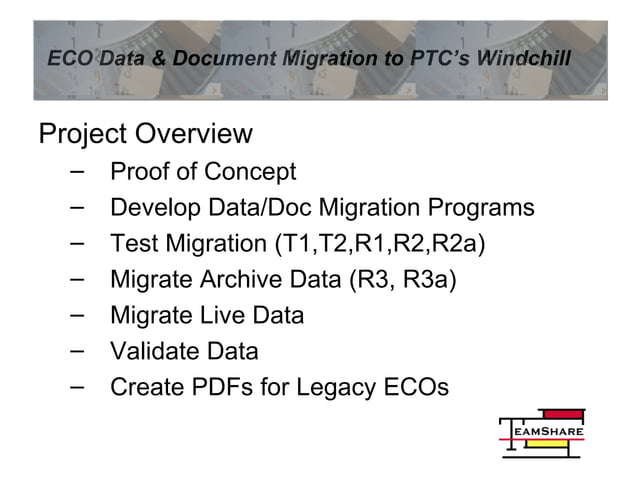Windchill Migration Overview | PPT