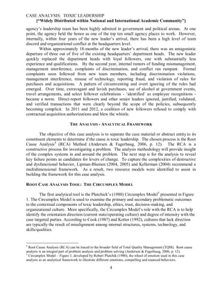 Federal Mediation and Conciliation Service (FMCS) case-analysis-toxic ...