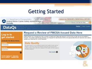 FMCSA DataQ Challenges-FTA-Blitch | PPT