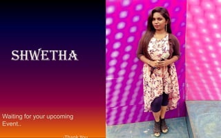 FEMALE EMCEE SHWETHA | PDF