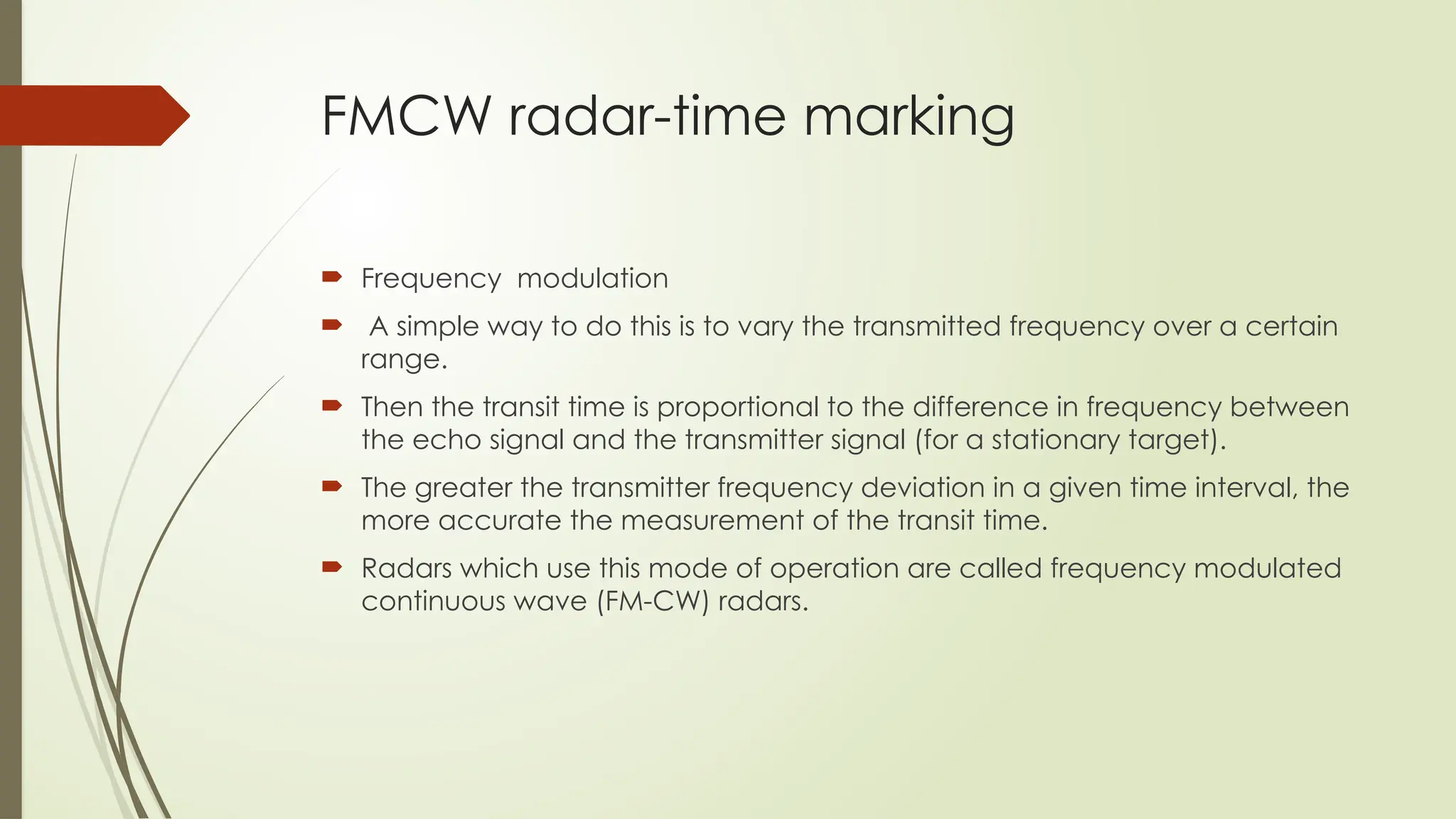 frequency modulated continuous wave (FM-CW) RADAR.pptx
