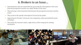 “INTERMEDIARIES IN NEW ISSUE MARKET” | PPTX