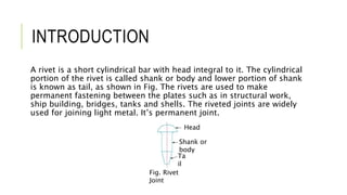 Fmd riveted joints | PPTX