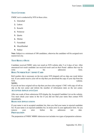 Test Preparation for FMDC_2016 | PDF