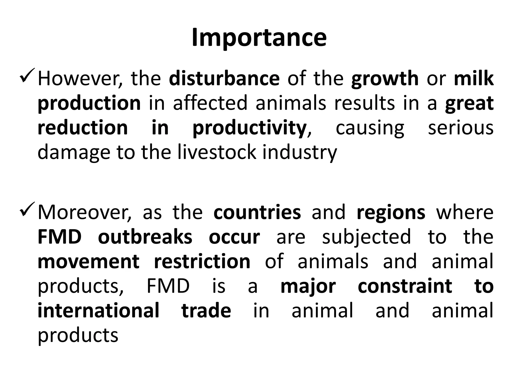 FOOT AND MOUTH DISEASE ( FMD) | PPTX