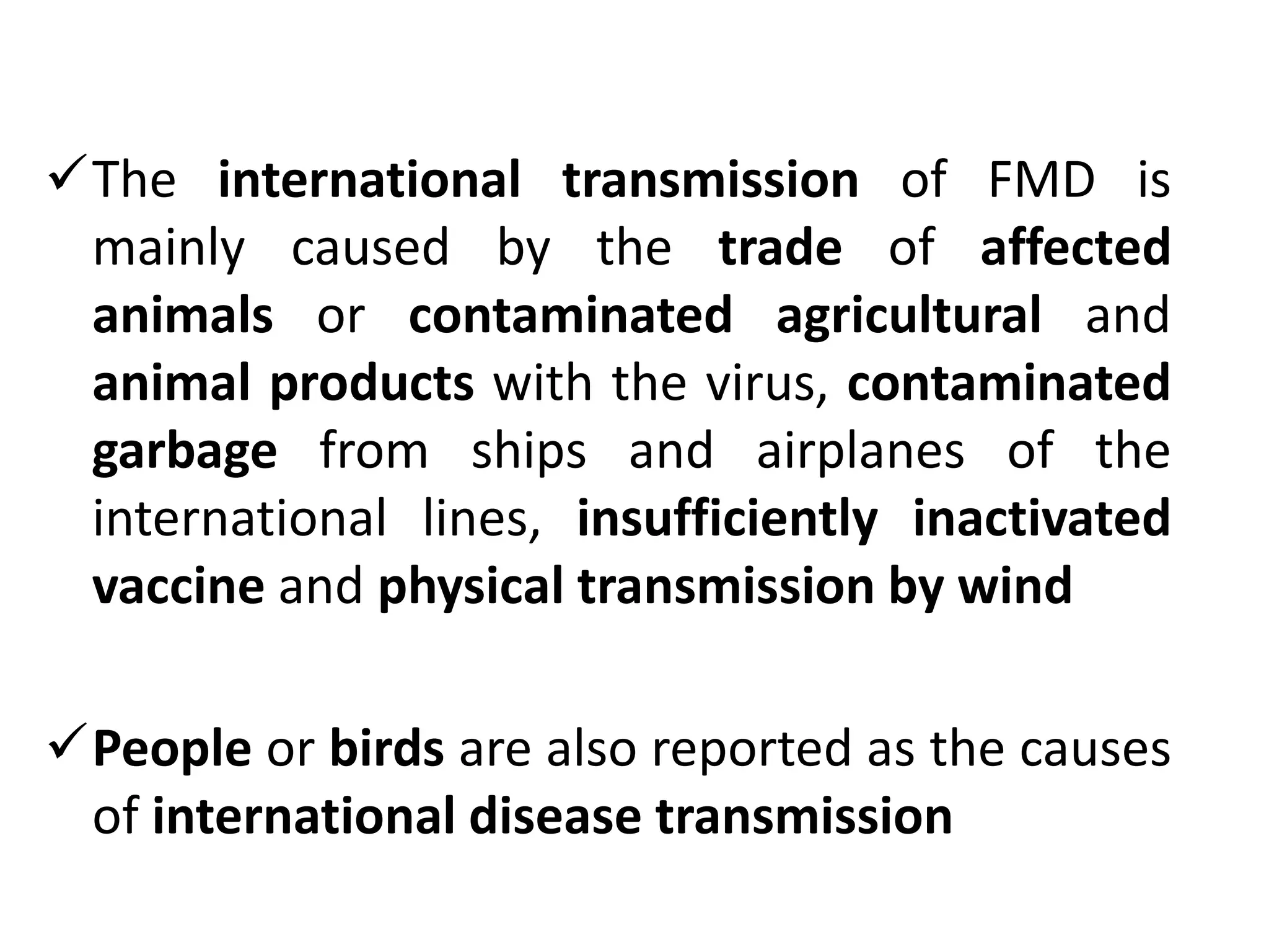 FOOT AND MOUTH DISEASE ( FMD) | PPTX