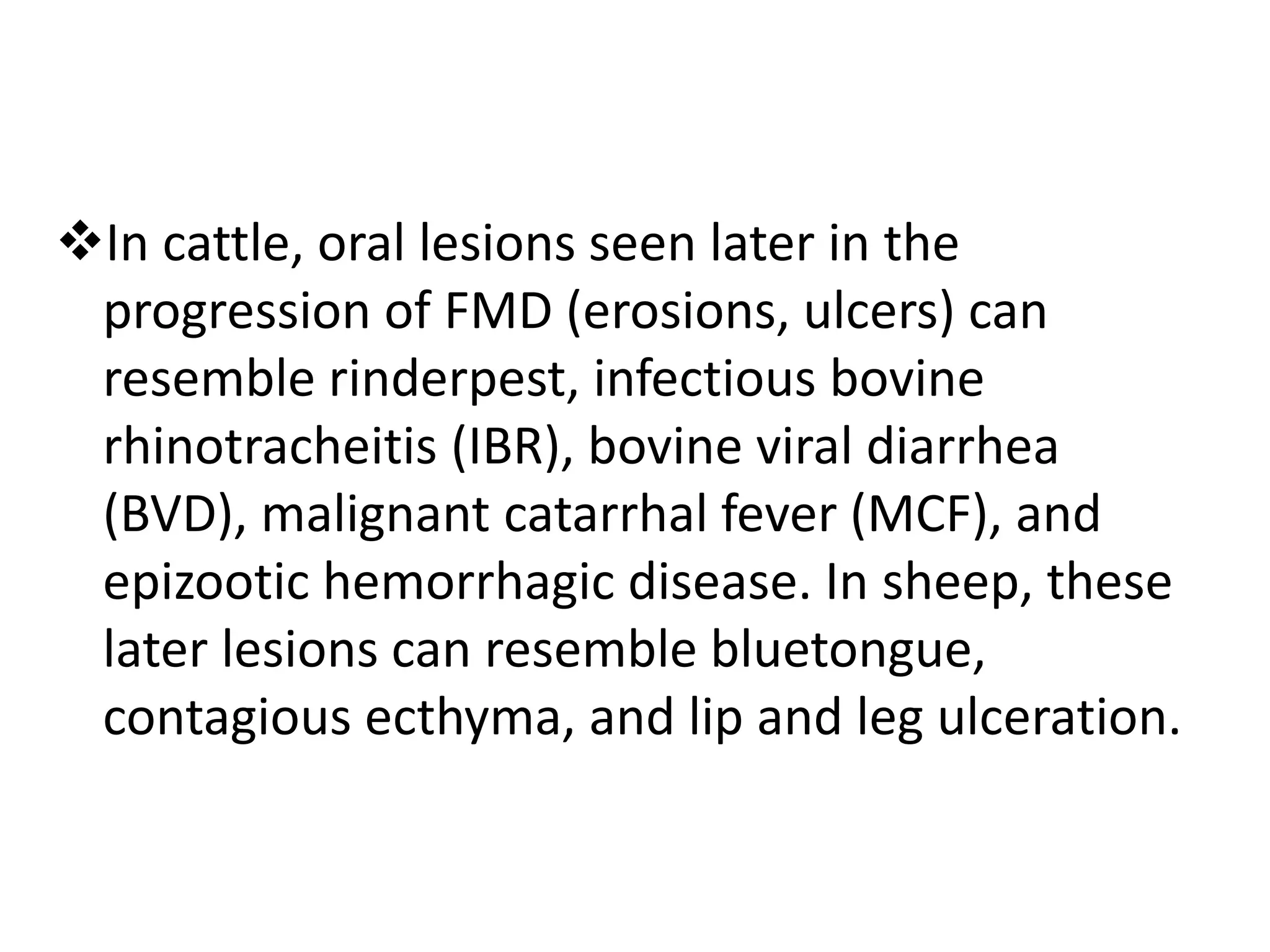 FOOT AND MOUTH DISEASE ( FMD) | PPTX