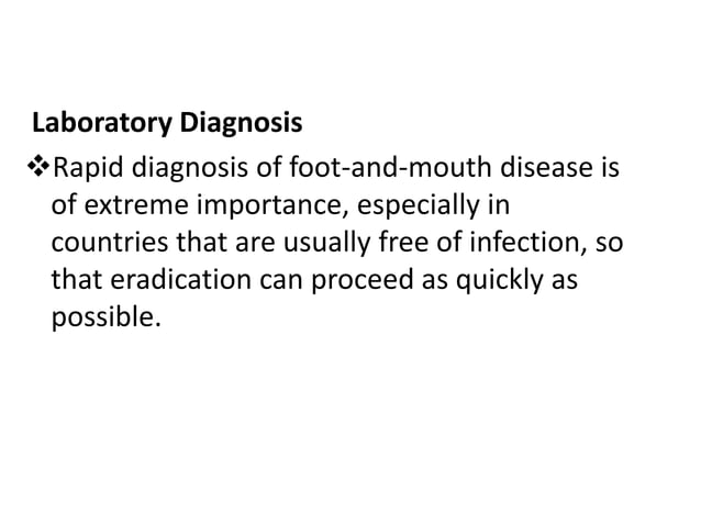 FOOT AND MOUTH DISEASE ( FMD) | PPTX