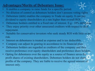 Debentures | PPTX