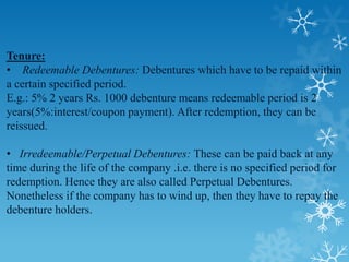 Debentures | PPT