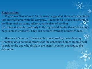 Debentures | PPTX