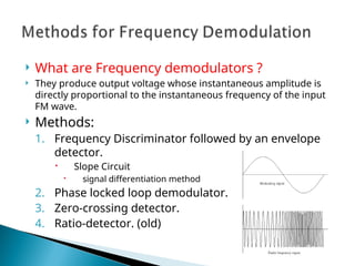 communication course: Frequency modulation Demodulation | PPT