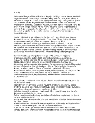 Fm devizno trziste | PDF