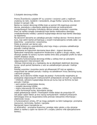 Fm devizno trziste | PDF