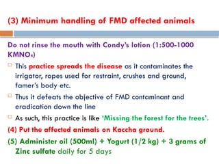 FMD_Treatment and metaphylaxis_ Prof GM _pptx | PPTX