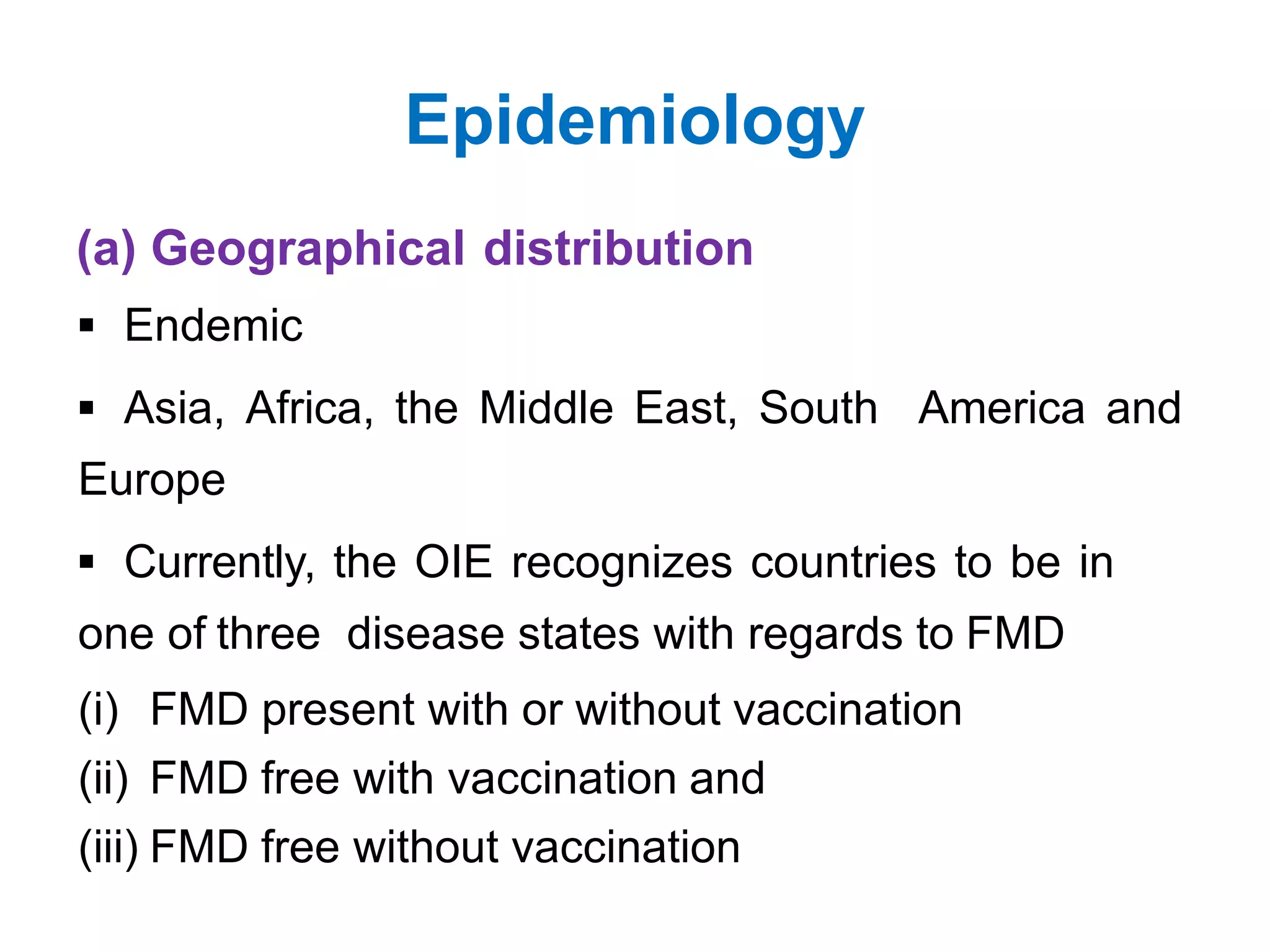 Foot and Mouth Disease | PPTX