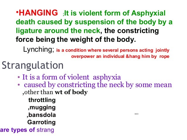 Asphyxia Meaning
