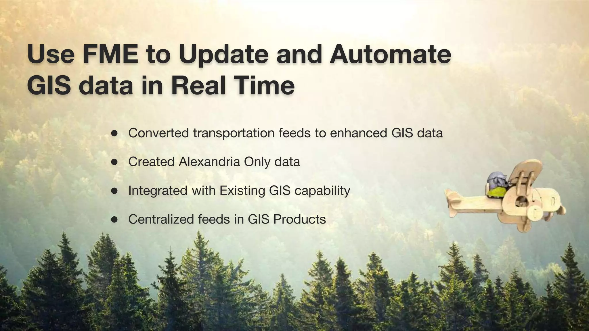 Automating Transportation Feeds into ArcMap Products | PPTX