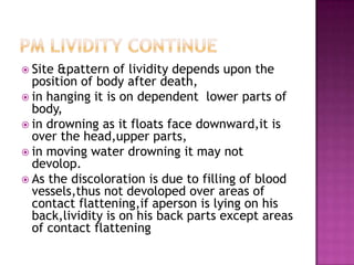 Fme4 forensic thanatology3(scientific study of death) | PPT