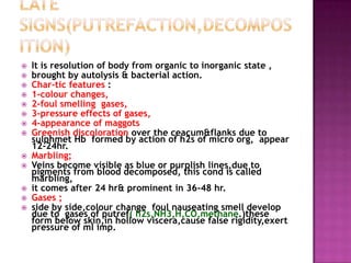 Fme4 forensic thanatology3(scientific study of death) | PPT