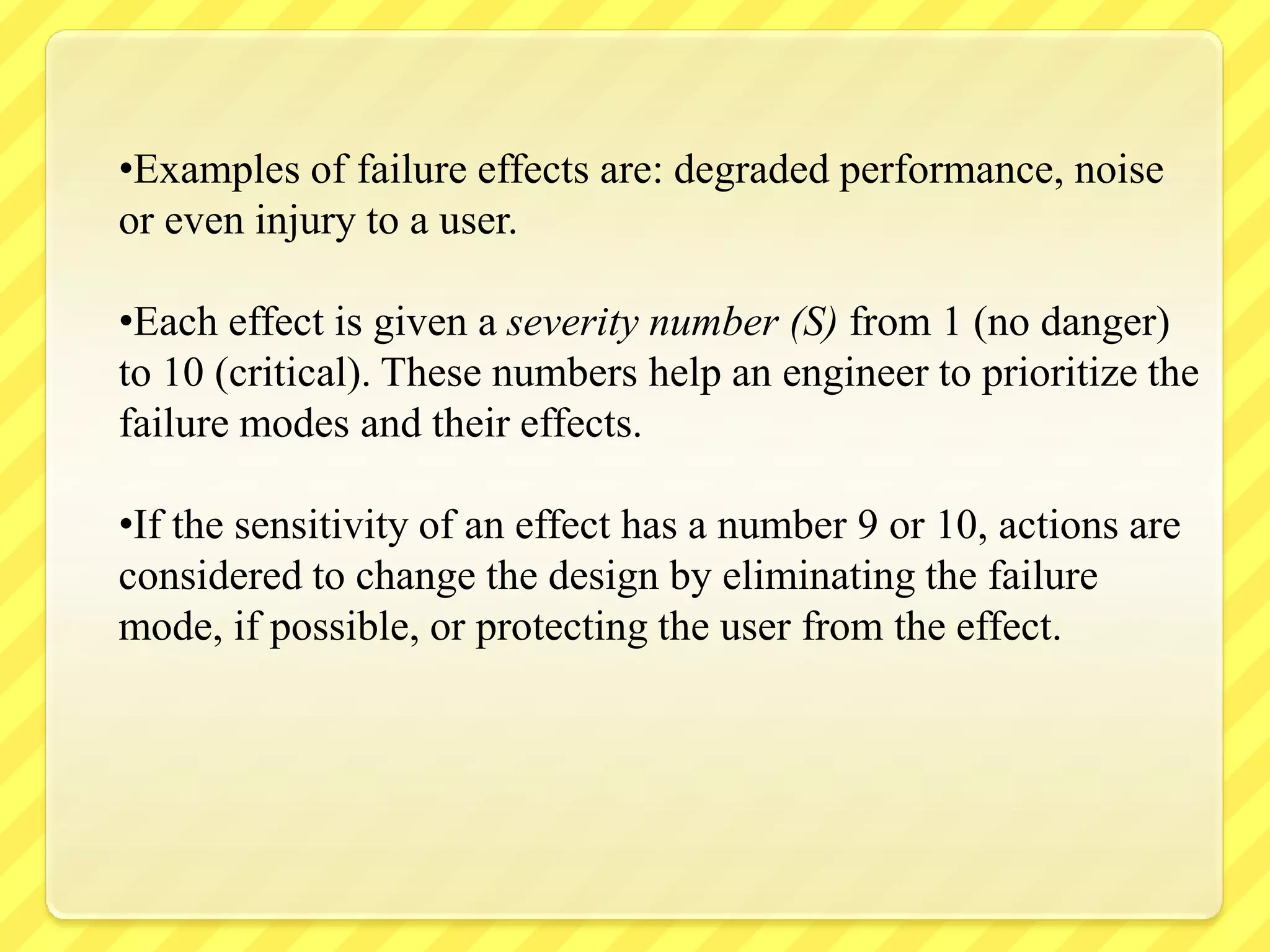 FAILURE MODE EFFECT ANALYSIS | PPTX