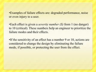 FAILURE MODE EFFECT ANALYSIS | PPTX