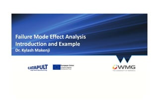Failure Mode Effect Analysis | PPT