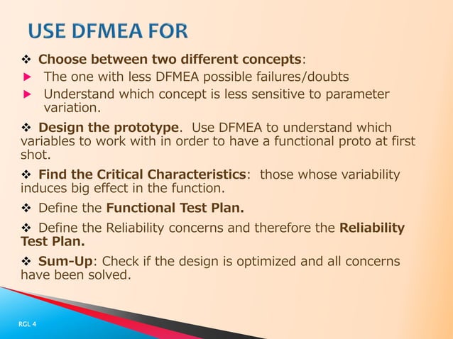 DFMEA: Reduce Design Errors, Time and Cost | PPT