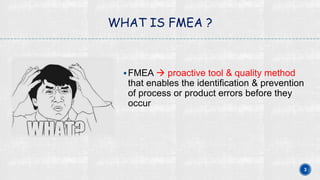 Overview of FMEA | PPTX