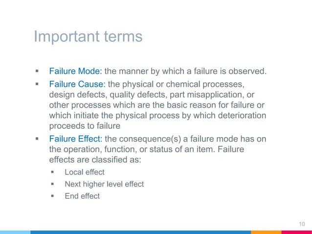 Failure Mode & Effect Analysis | PPT