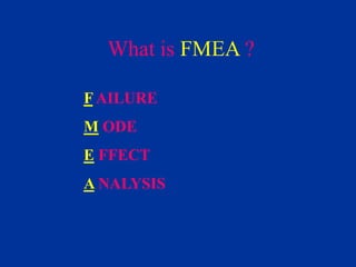 Fmea | PPT