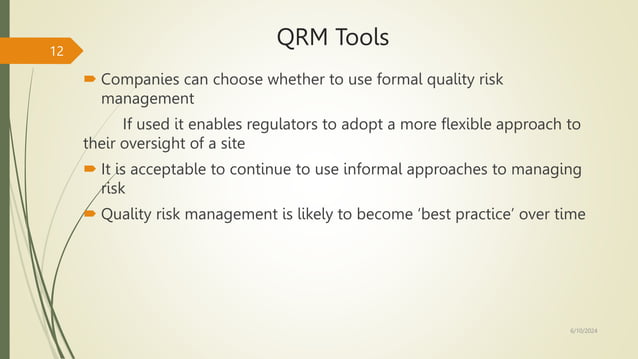 FMEA: A quality risk management tool..pptx | Business | Business and ...