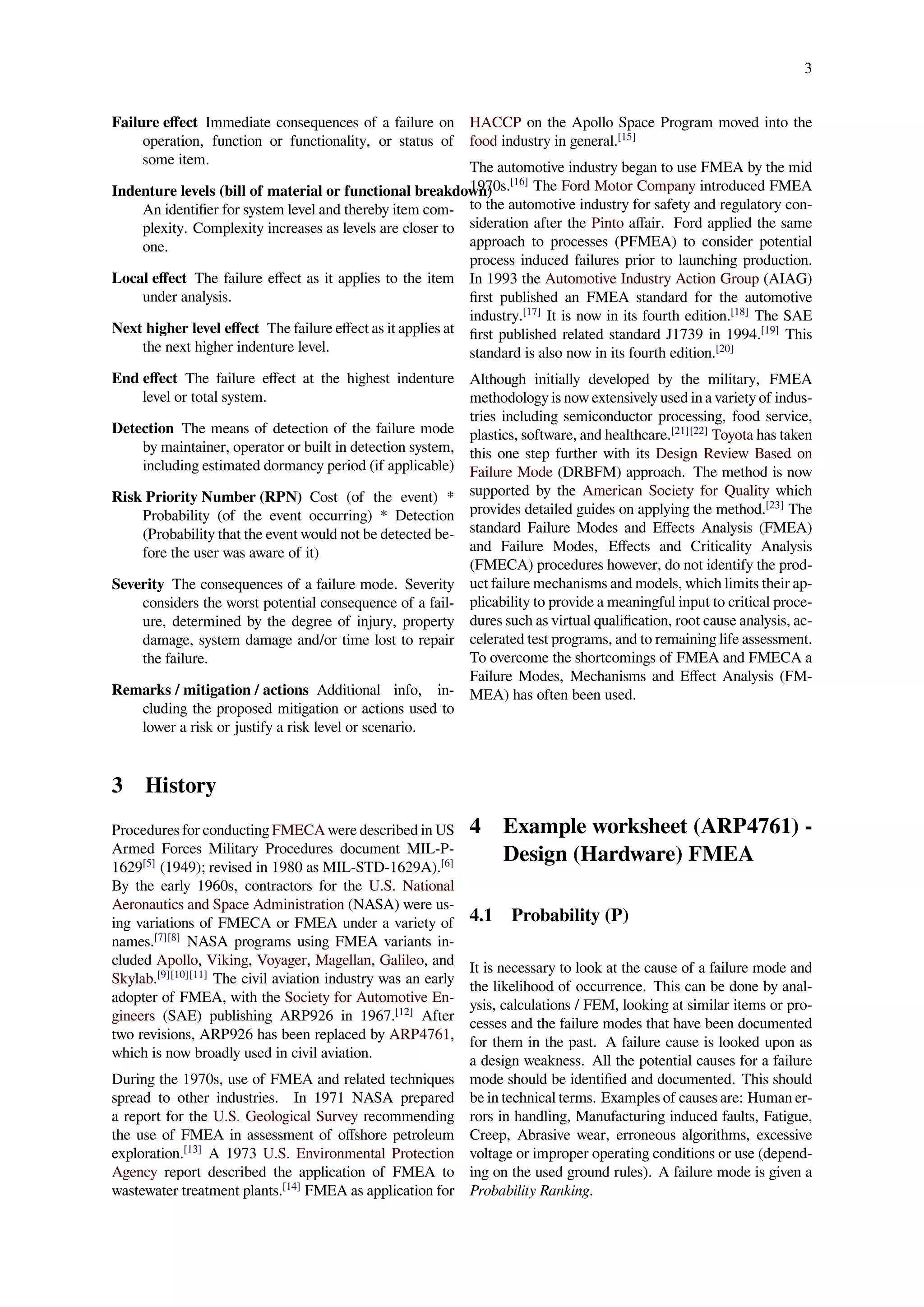 FMEA - Failure Mode and Effects Analysis | PDF