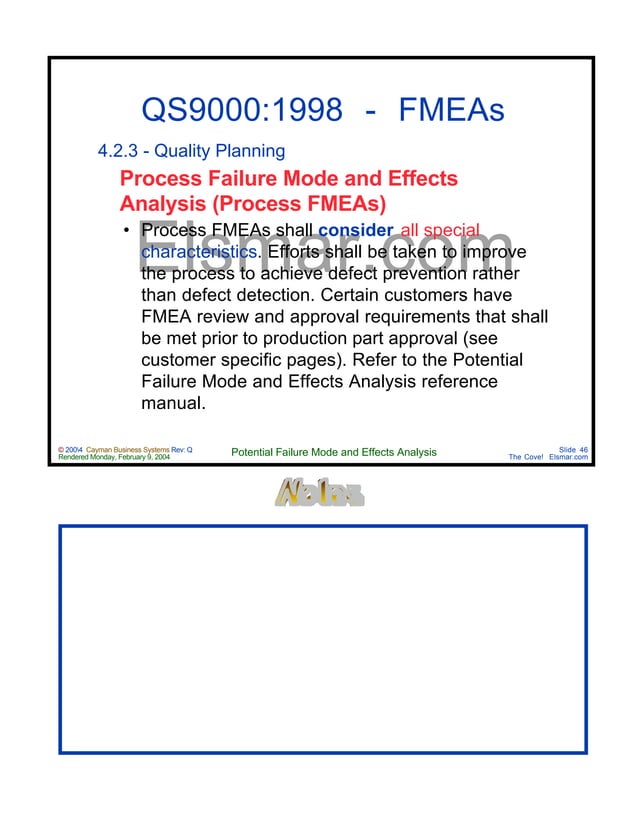 Design & Process FMEA Manual | PDF