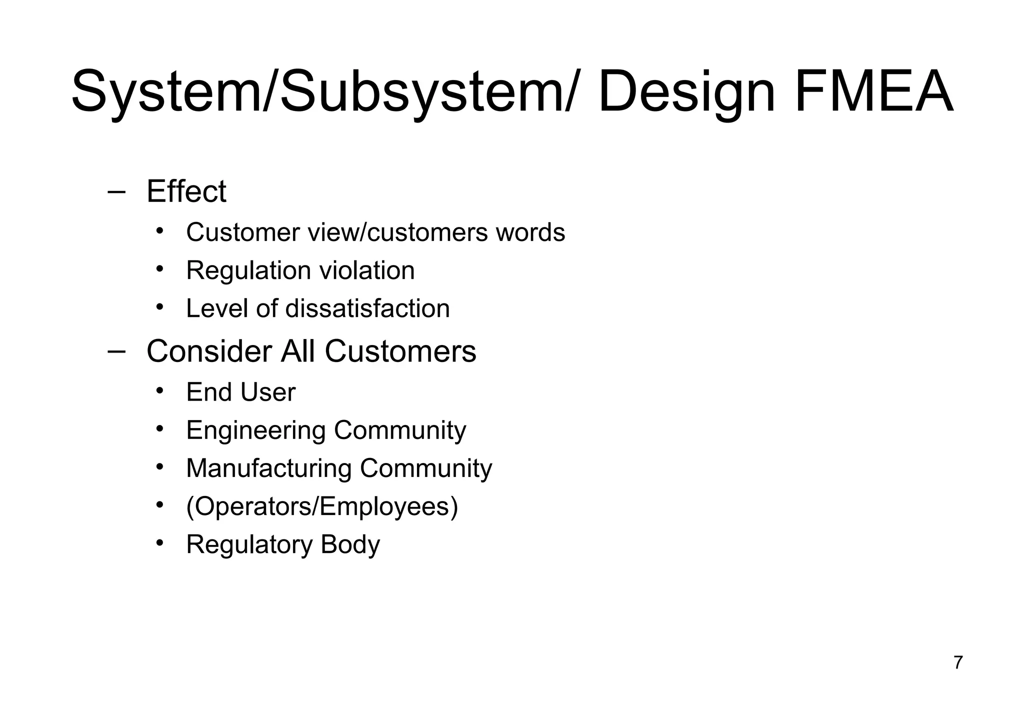 Failure Mode and Effects Analysis (FMEA) | PDF
