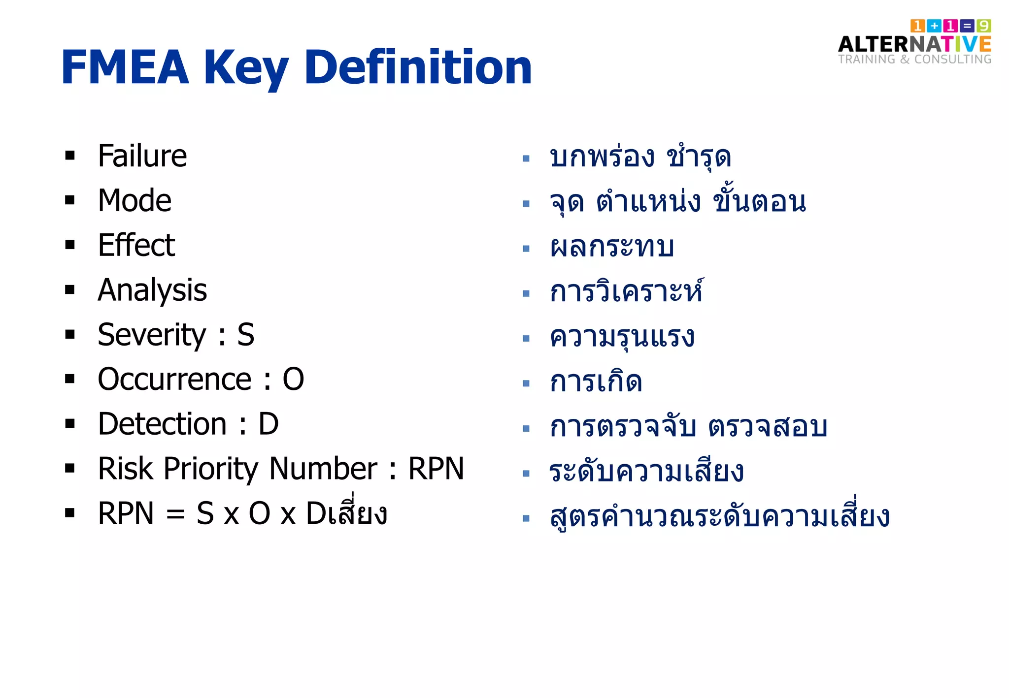 FMEA 4th Edition for Beginer | PDF