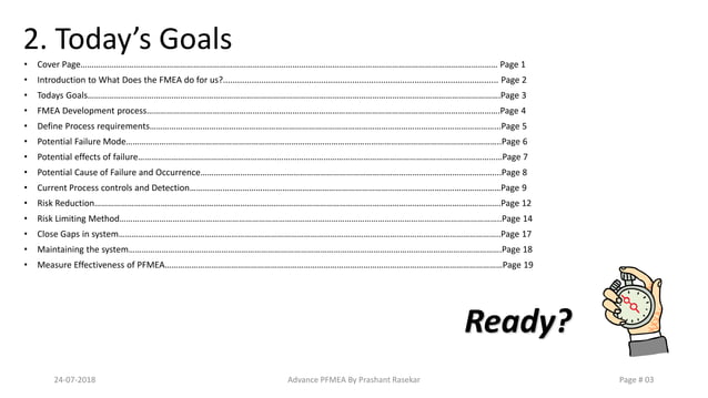 PFMEA, Risk Reduction and Effectiveness – Advance (AIAG FMEA #4 Edition) | PPTX | Business ...