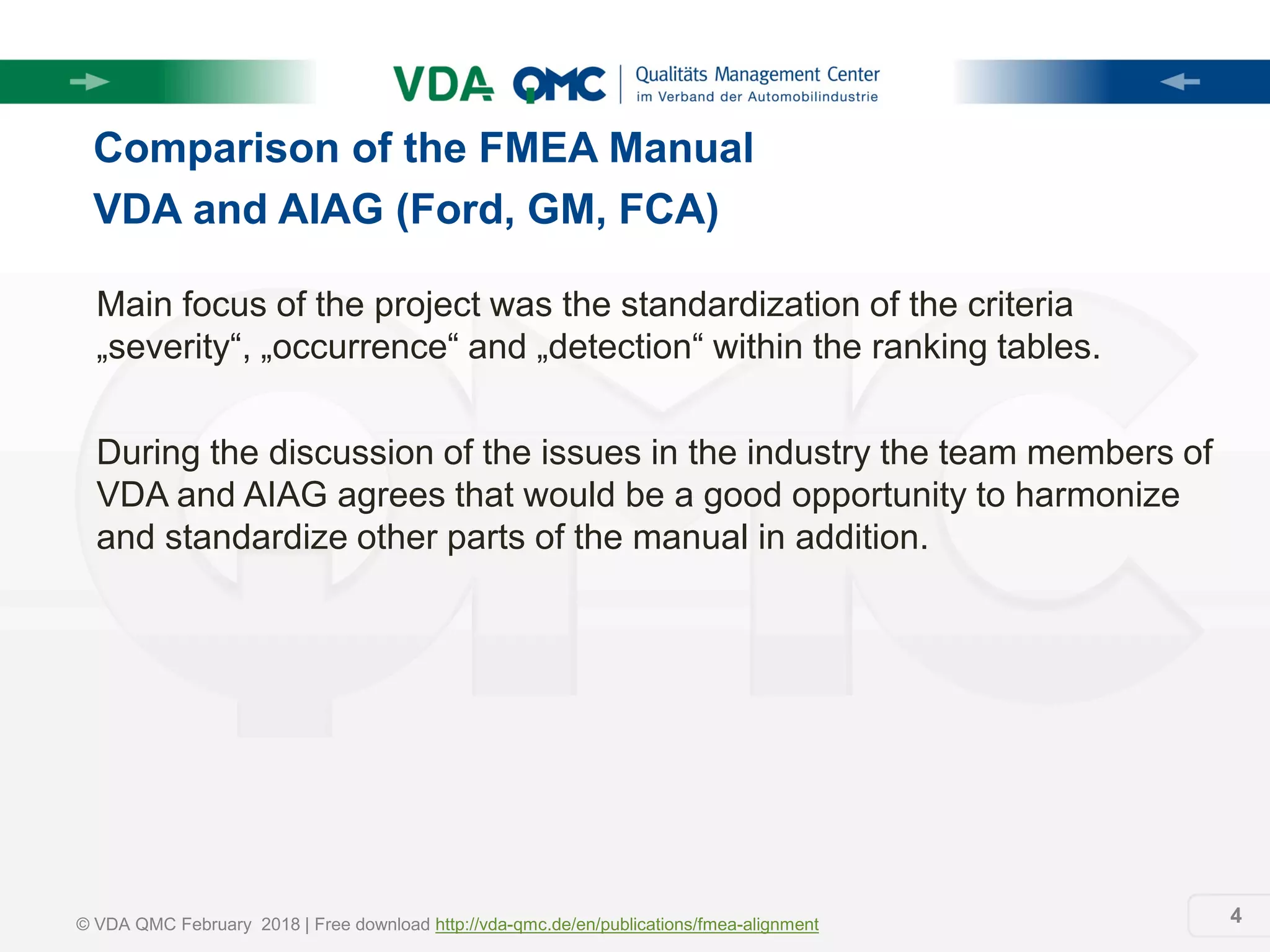 Fmea alignment aiag_and_vda_-_eng | PDF