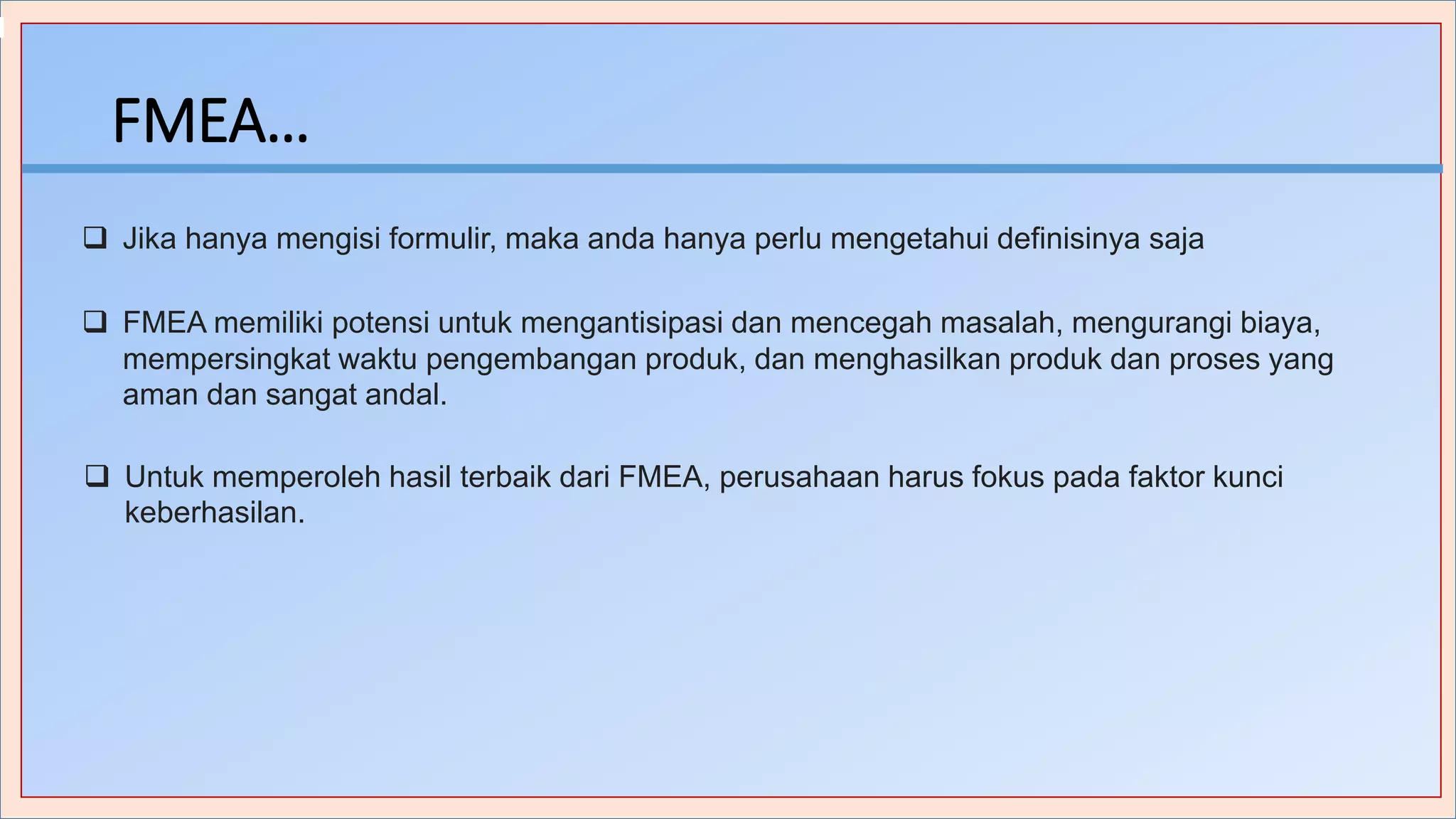 Fmea, definis dan konsep | PDF