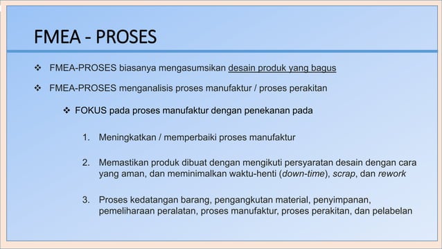 Fmea, definis dan konsep | PDF