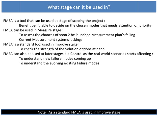 Fmea Final | PPT