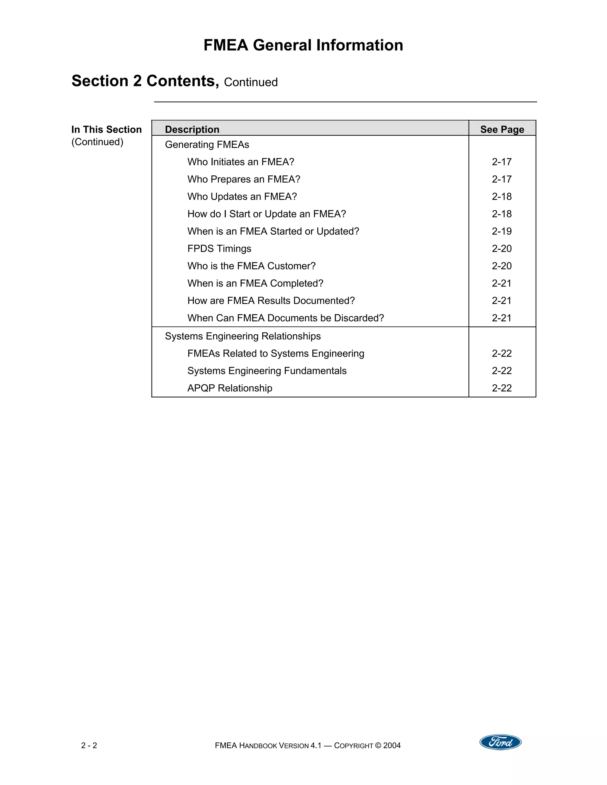 Fmea Handbook V4.1[1][1] | PDF
