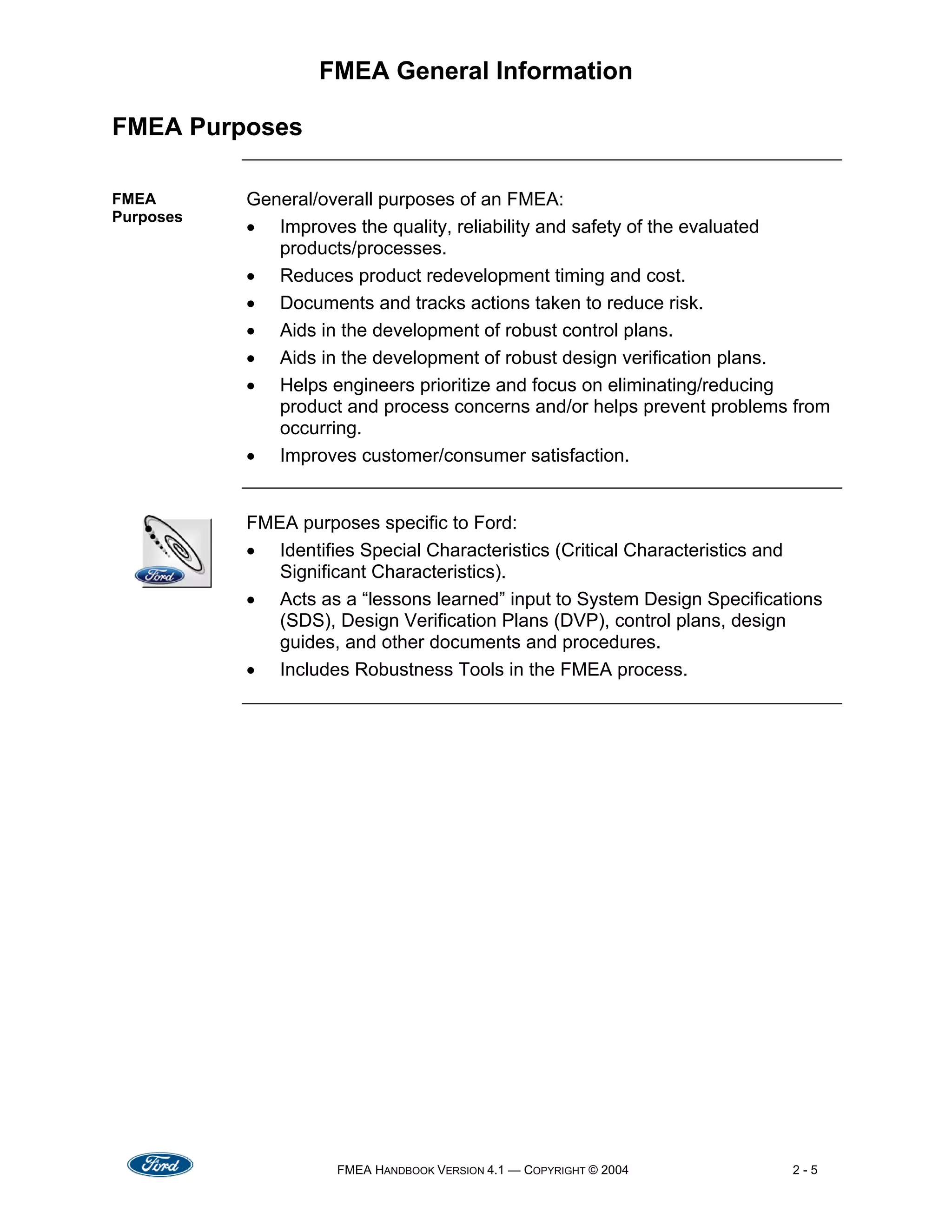 Fmea Handbook V4.1[1][1] | PDF