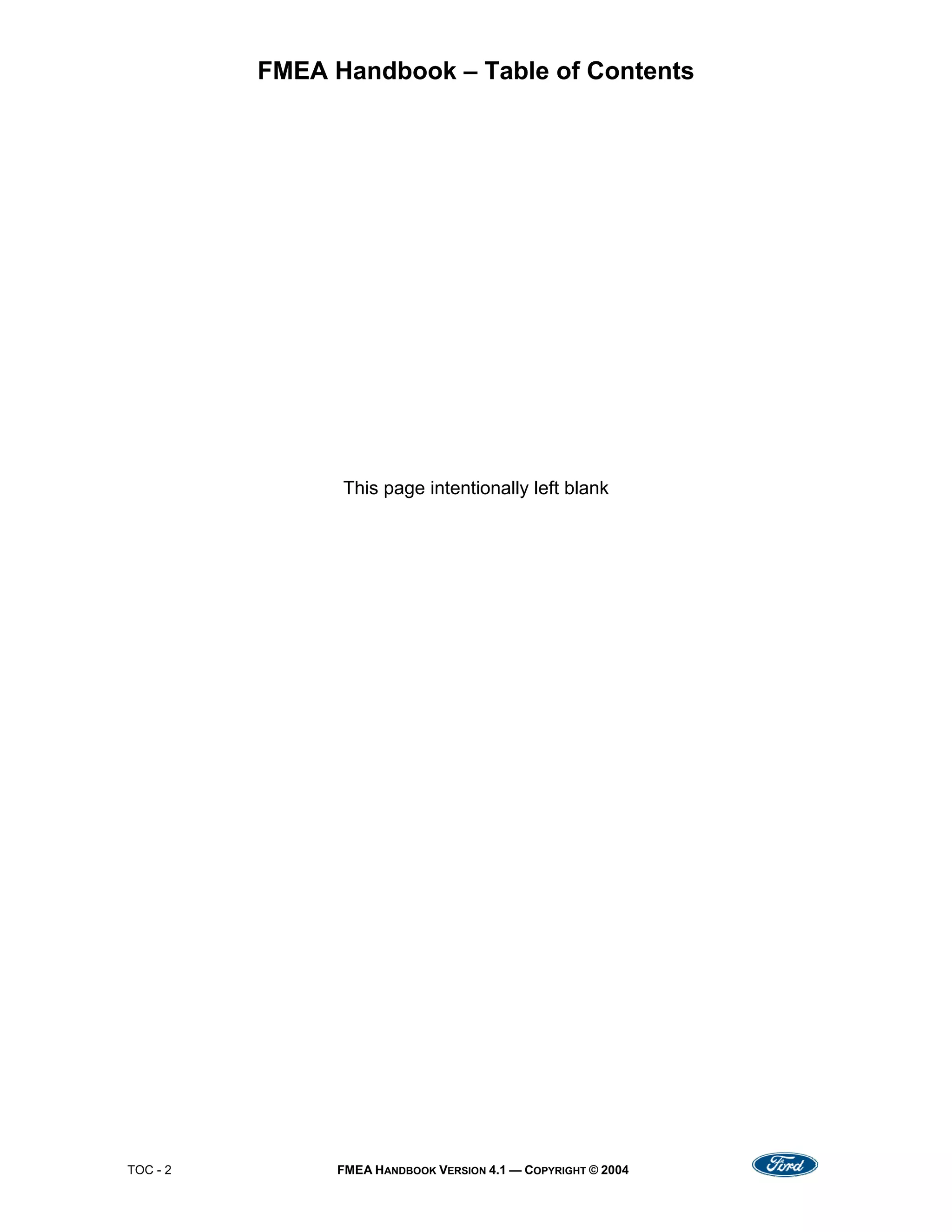 Fmea Handbook V4.1[1][1] | PDF