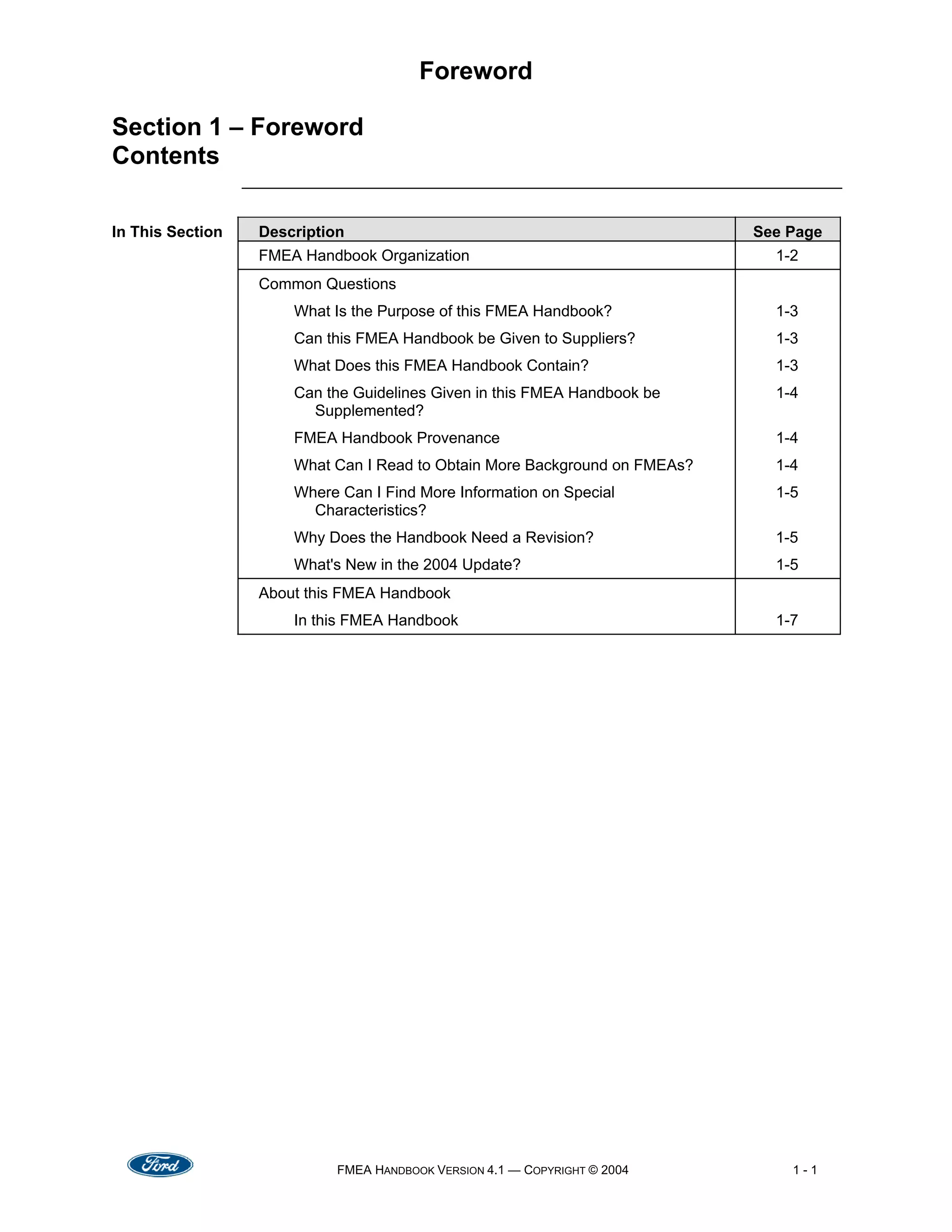 Fmea Handbook V4.1[1][1] | PDF
